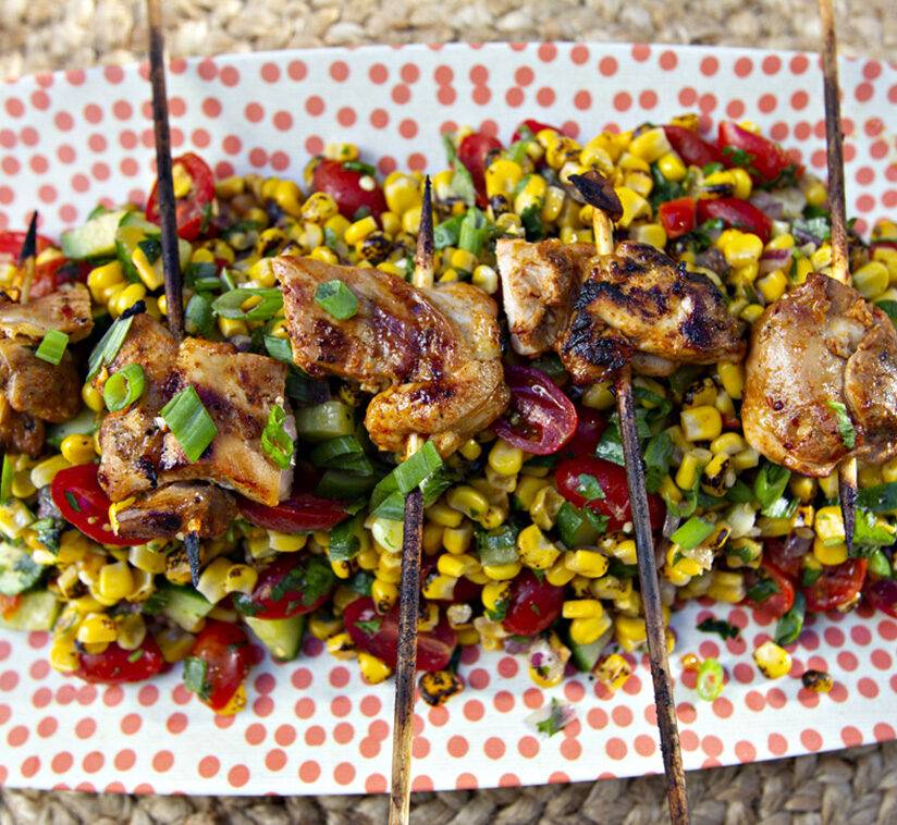 Grilled Yucatan Chicken Skewers - Sanderson Farms