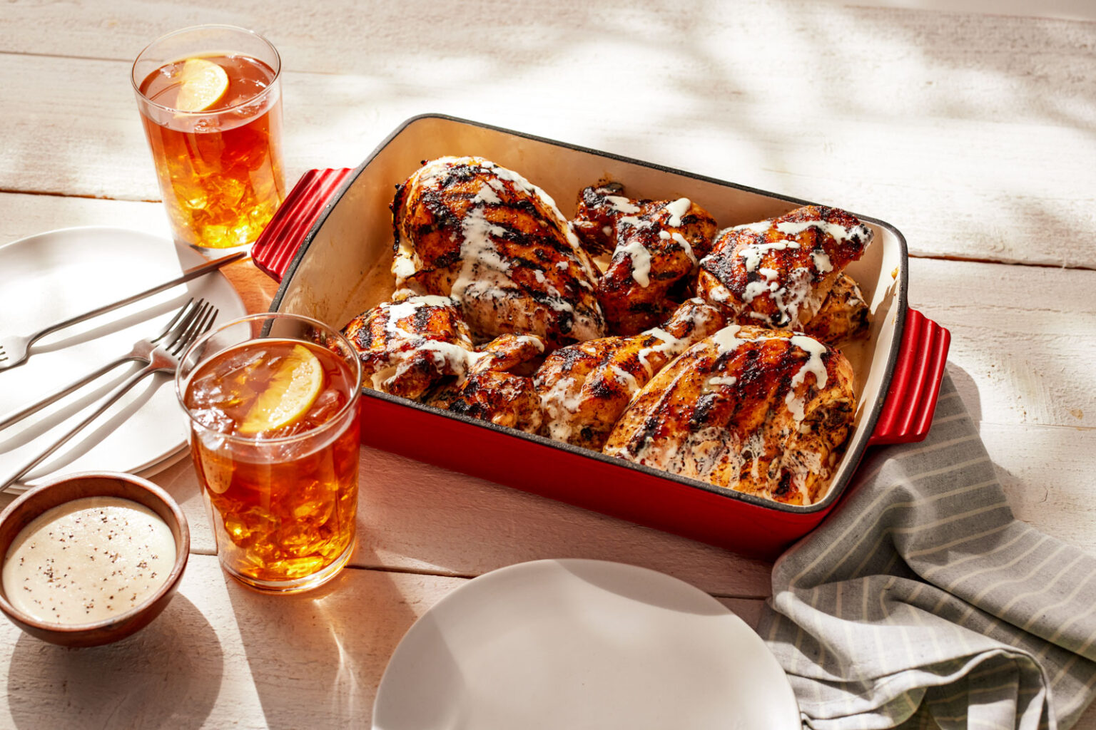 Alabama White BBQ Sauce (with a Kick) - Sanderson Farms